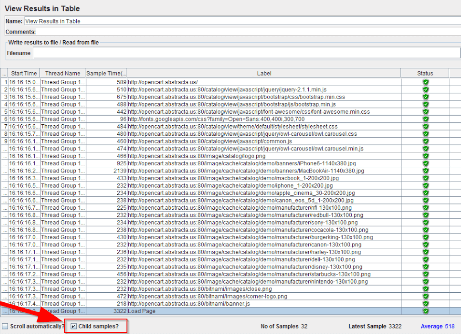 Differentiating Response Times in JMeter With Embedded Resources